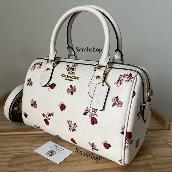 Coach | Bags | Coach Ladybug Floral Rowan Satchel | Poshmark